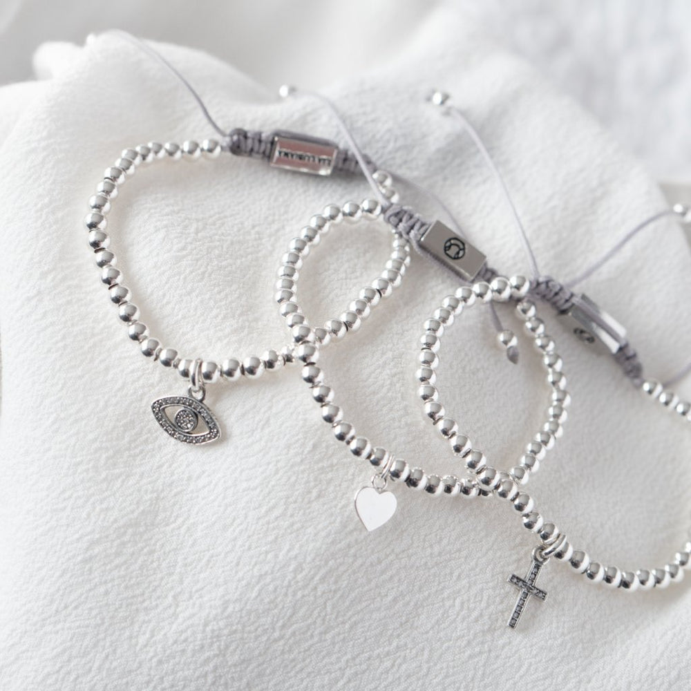 silver cross bangle